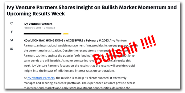 Ivy Venture Partners are Fraudsters! - Investitionsbetrug Hongkong