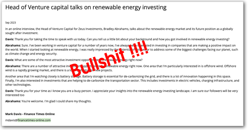 Zeus Investments, Trade Direct Capital and an update on Vine ...